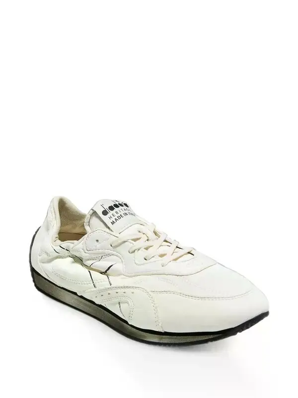 DIADORA Equipe Revenge Etoile Distressed-effect Panelled Sneakers