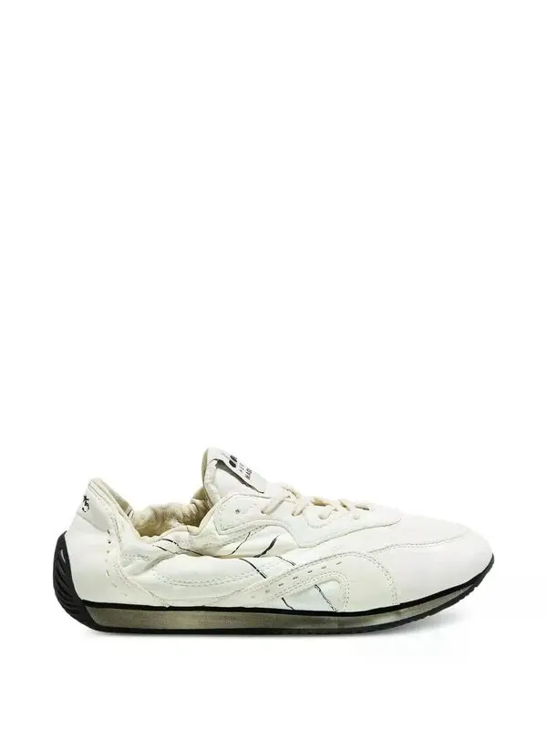 DIADORA Equipe Revenge Etoile Distressed-effect Panelled Sneakers - Neutrals