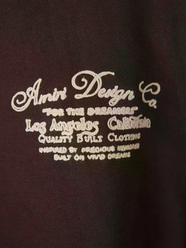 Amiri Logo Print Crew Neck Sweatshirt