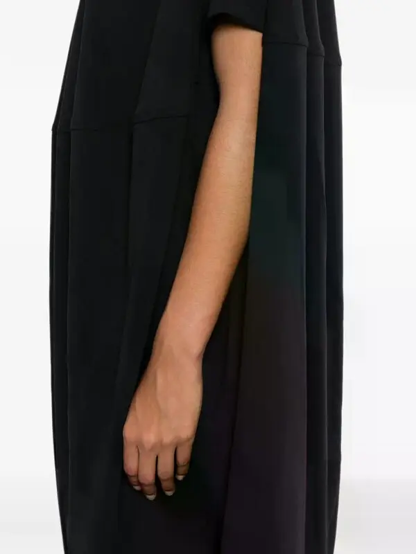 MELITTA BAUMEISTER Peter Pan Collar Draped Dress