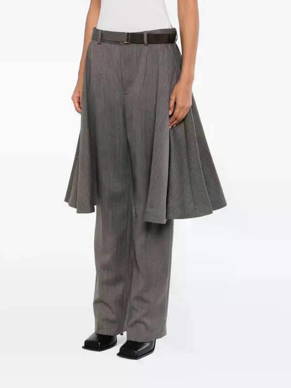 Sacai Herringbone Suiting Trousers