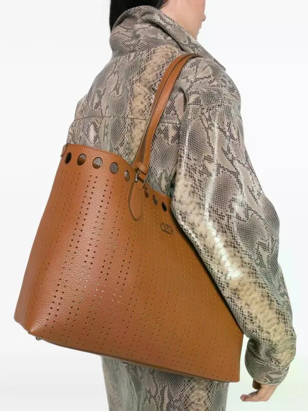 Valentino Garavani Large Dottie Laser-cut Tote Bag