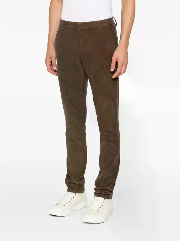 DONDUP Corduroy Slim-fit Trousers - Brown