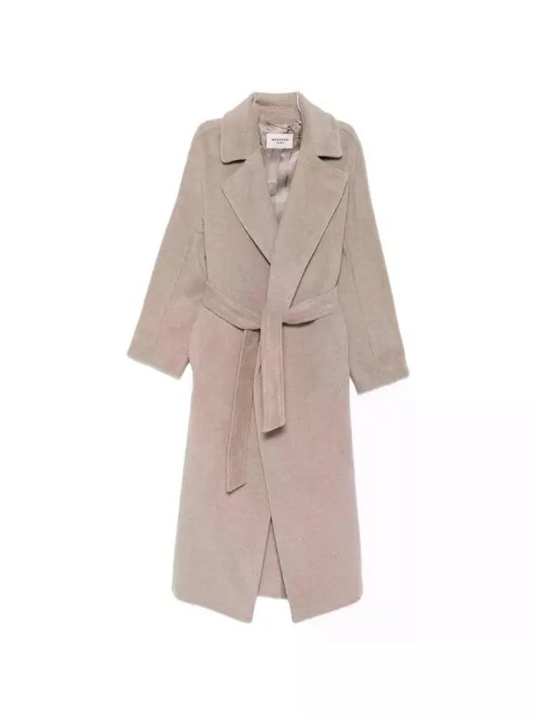 Max Mara Belted Wool Coat - Neutrals