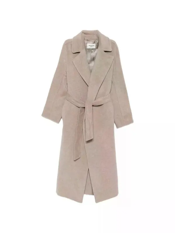 Max Mara Belted Wool Coat - Neutrals