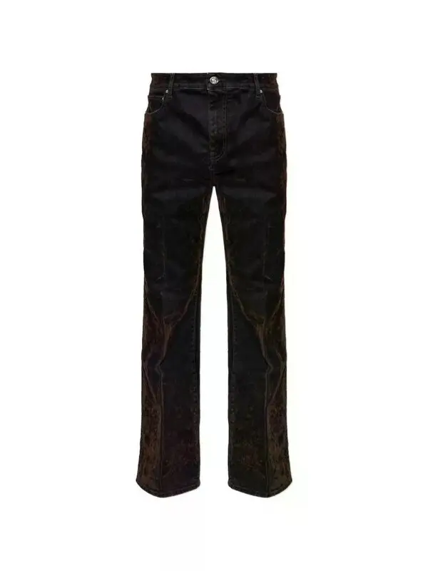 Amiri Wide-leg Jeans - Black