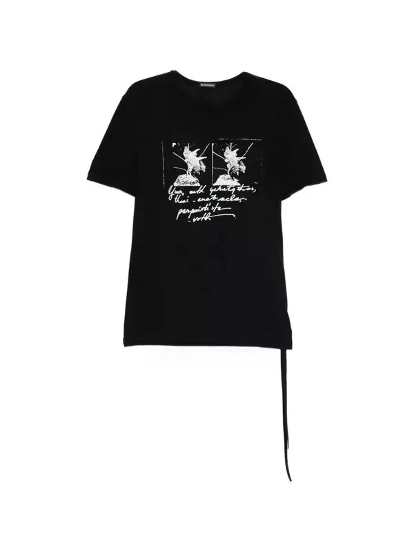ANN DEMEULEMEESTER Graphic-print T-shirt - Black
