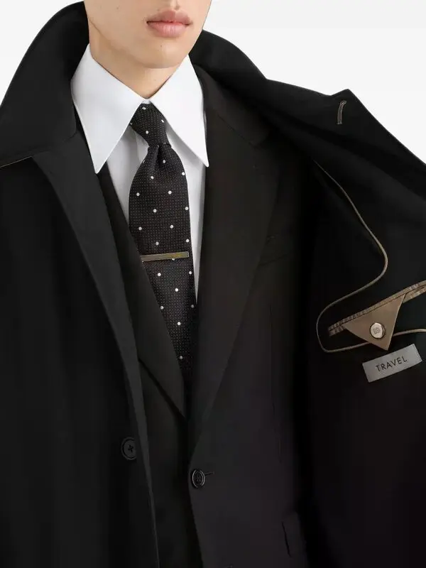 Dolce & Gabbana Single-breasted Nylon Trench Coat