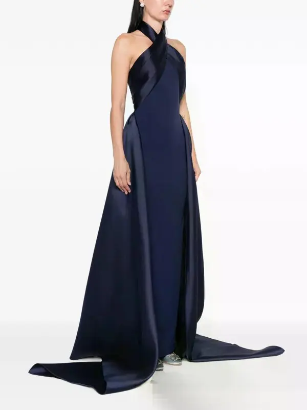 Solace London Rumi Halterneck Maxi Dress