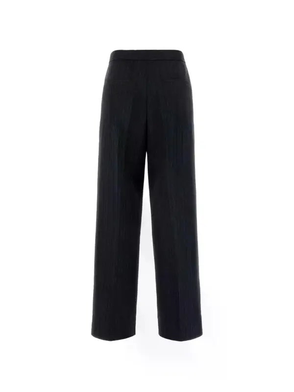 JIL SANDER Wool Pinstripe Trousers