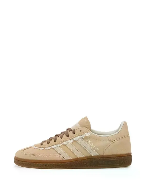 Adidas Handball Spezial Scalloped-trim Sneakers - Neutrals