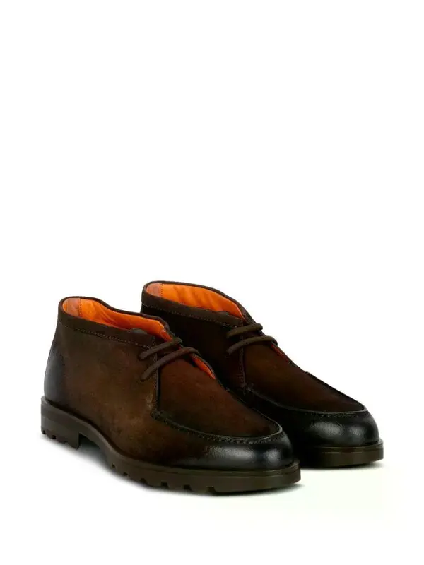 Santoni Gradient-effect Leather Boots