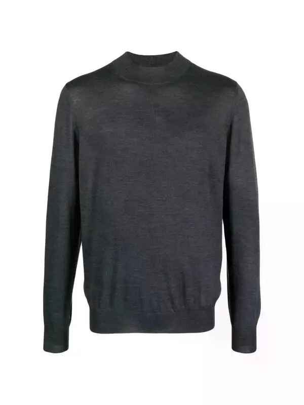 BARBA NAPOLI Fine-knit Mock-neck Sweater
