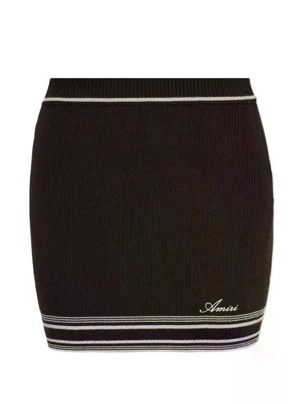 Amiri Wool Skirt