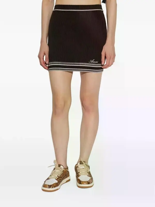Amiri Wool Skirt