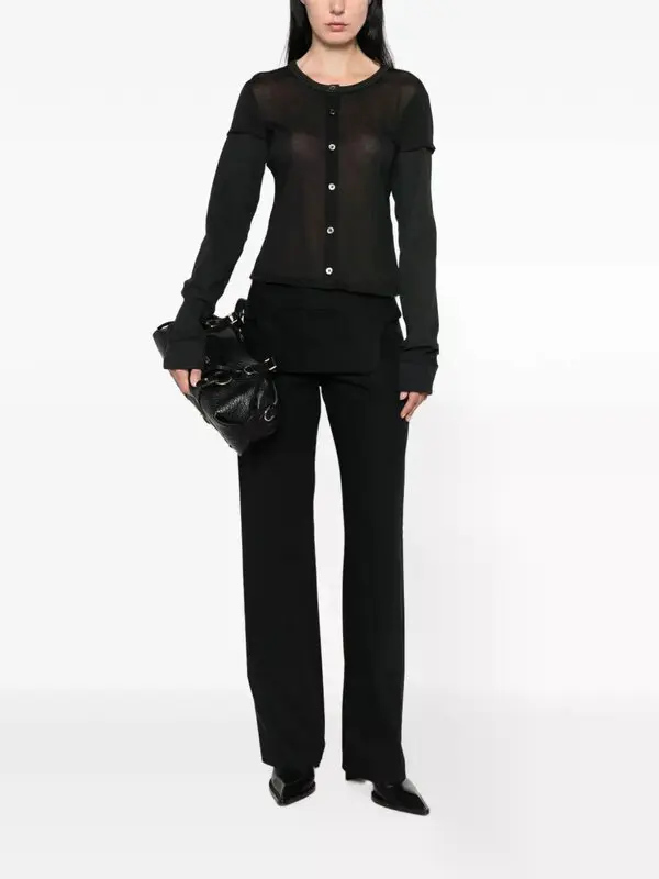 Our Legacy Heat Knitted-sleeves Cardigan