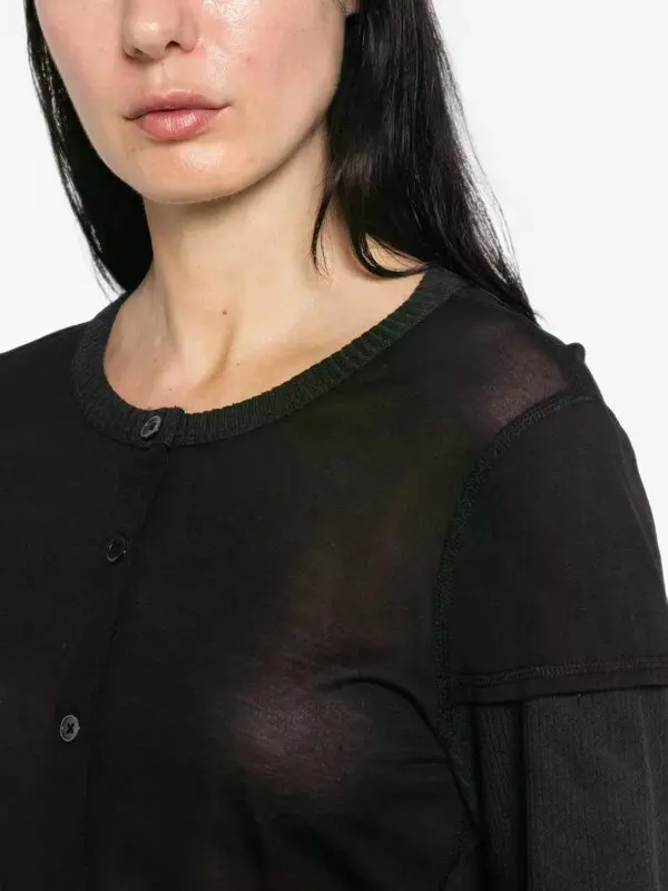 Our Legacy Heat Knitted-sleeves Cardigan
