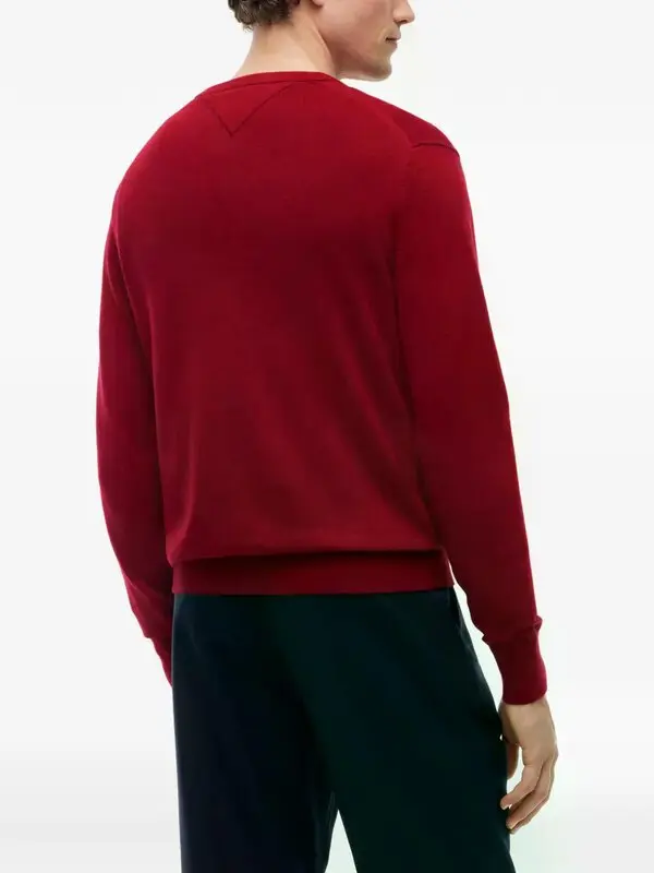 Tommy Hilfiger Logo-embroidered Crew-neck Sweater