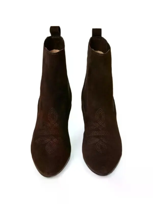 TWINSET Suede Ankle Boots