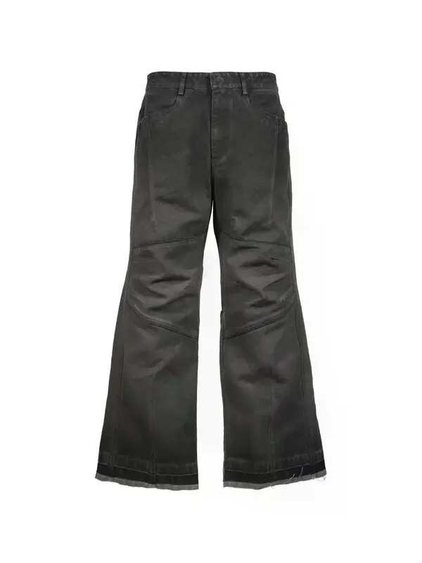XLIM Panelled Frayed-hem Trousers