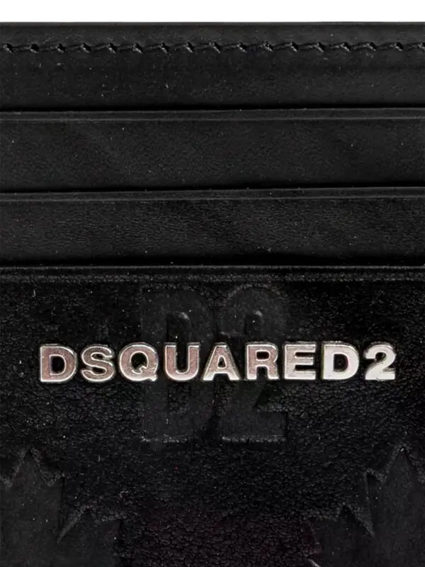 Dsquared2 Leather Card Holder With Logo