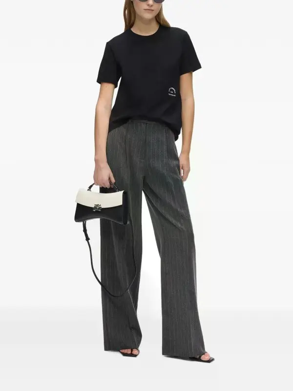 Karl Lagerfeld Rue St-guillaume Regular‑fit T-shirt - Black