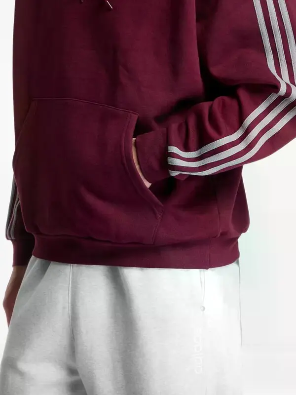 Adidas Adicolor Classics 3-stripes Logo-embroidered Hoodie