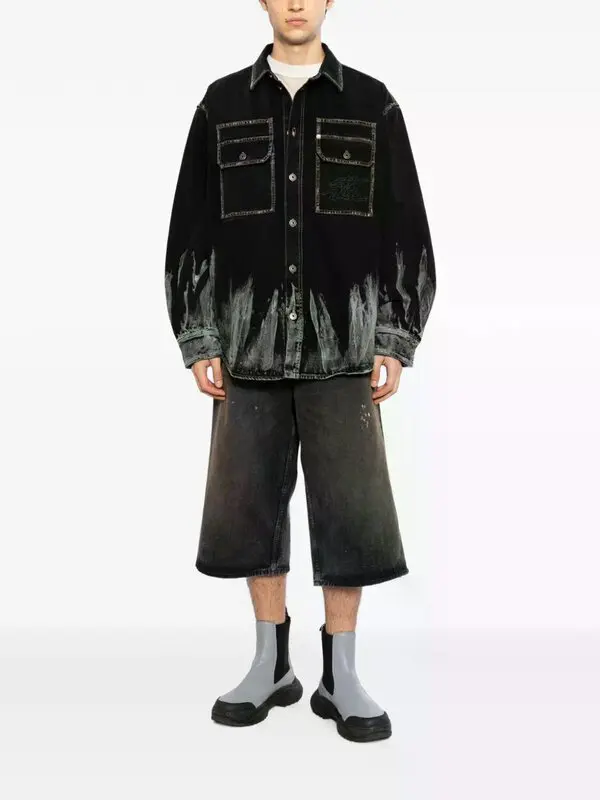 Off-White Button-up Denim Shirt