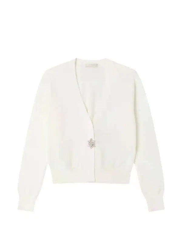 Liu Jo Crystal-embellished V-neck Cardigan