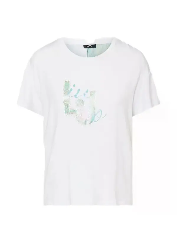 Liu Jo T-shirt With Printed Insert - White