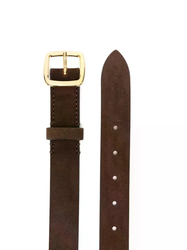 DEHANCHE Baptiste Suede Belt - Brown