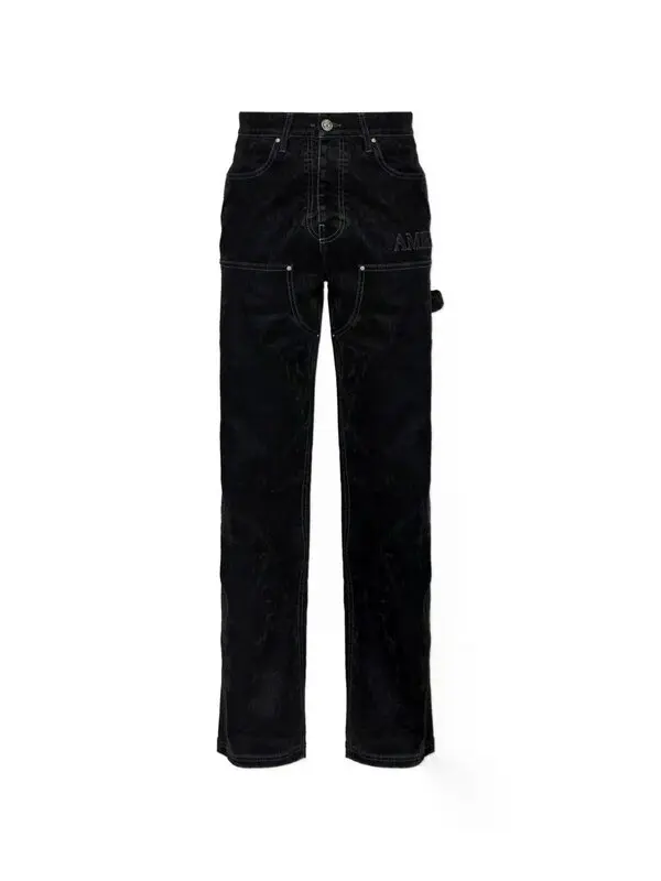 Amiri Logo-embroidered Carpenter Jeans
