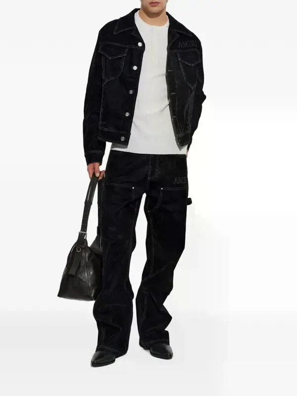 Amiri Logo-embroidered Carpenter Jeans