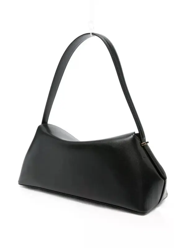 TOTEME T-lock Leather Tote Bag - Black