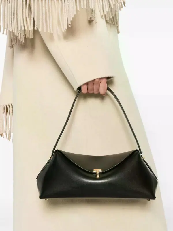 TOTEME T-lock Leather Tote Bag