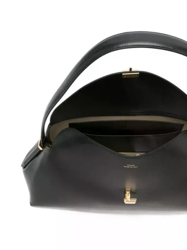 TOTEME T-lock Leather Tote Bag