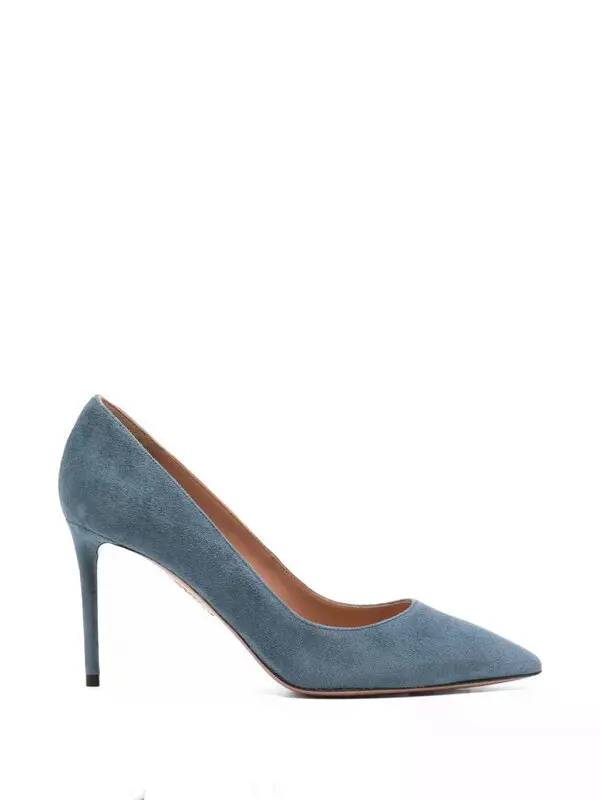 AQUAZZURA Purist Suede Pumps - Blue