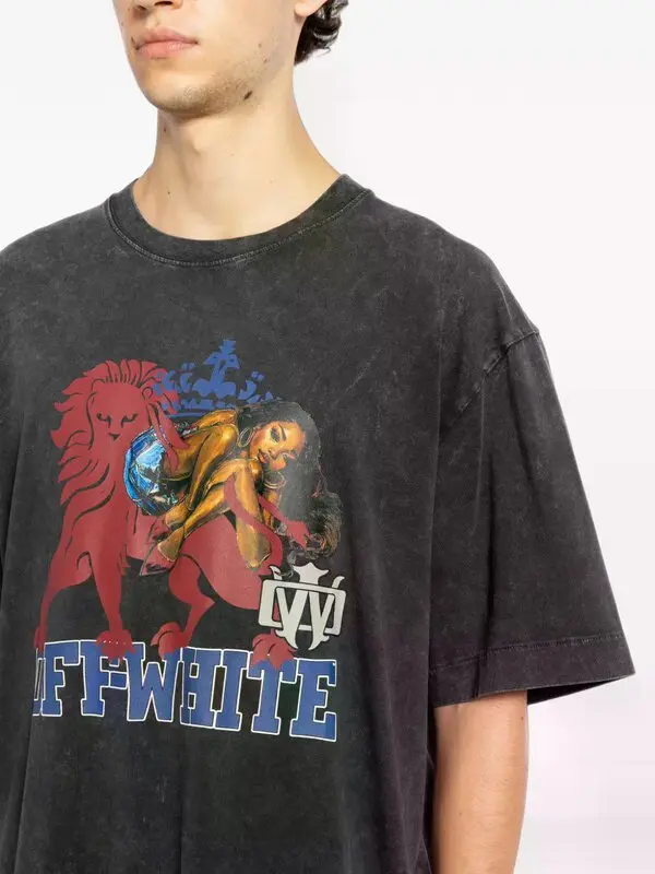 Off-White Washed Short-sleeve T-shirt