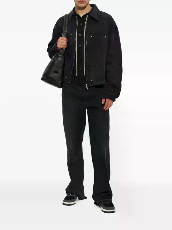 Amiri Embroidered Short-sleeve Cardigan