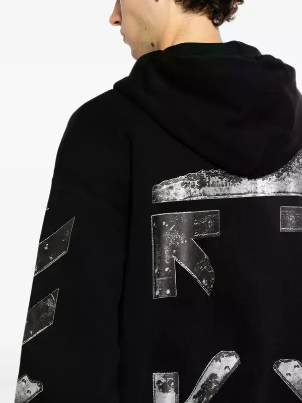 Off-White Metal-arrow Zip-up Hoodie