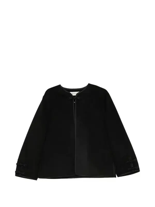 RÓHE Pankou-style Double-faced Jacket - Black