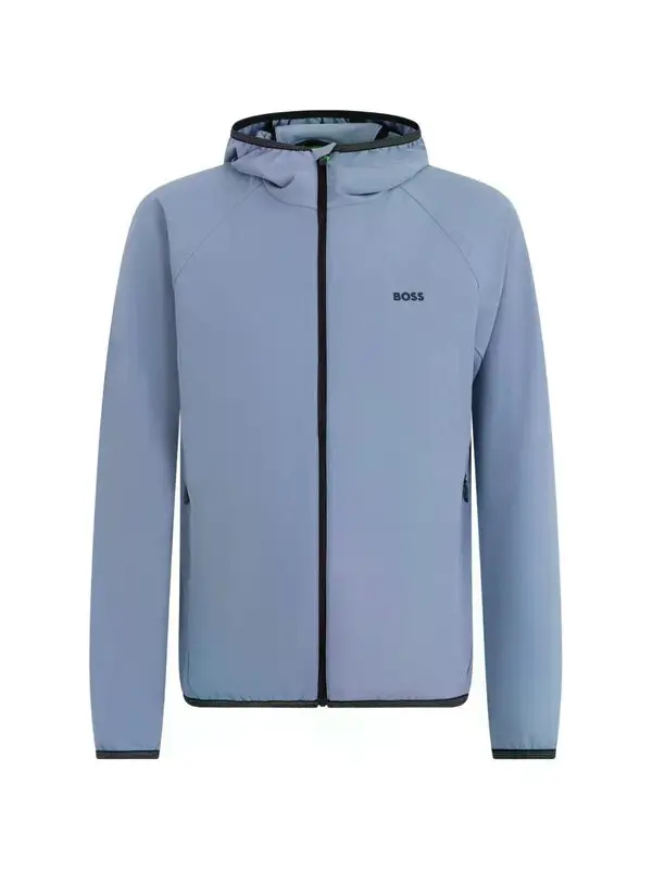 BOSS Logo-print Hooded Jacket