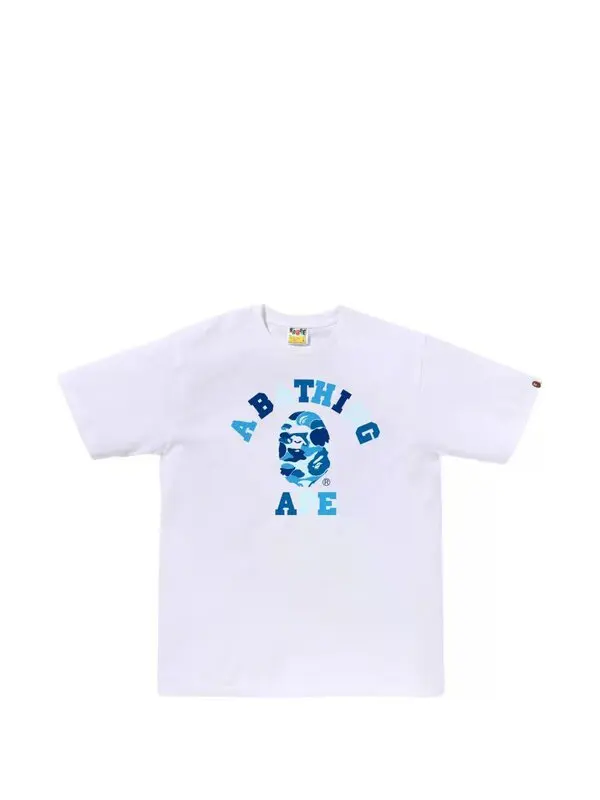 A BATHING APE Abc Camo College T-shirt