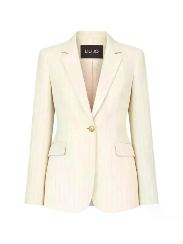 Liu Jo Pinstripe Single-breasted Blazer