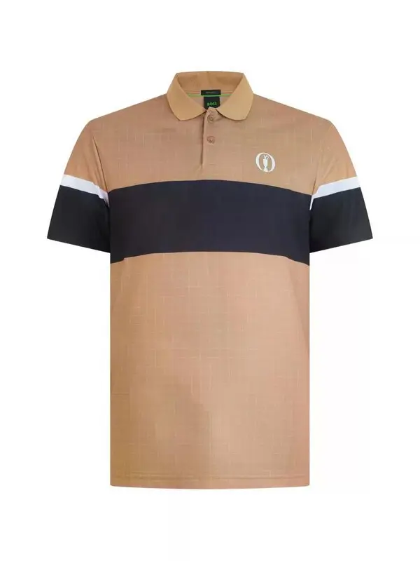 BOSS Colour-block Polo Shirt - Neutrals