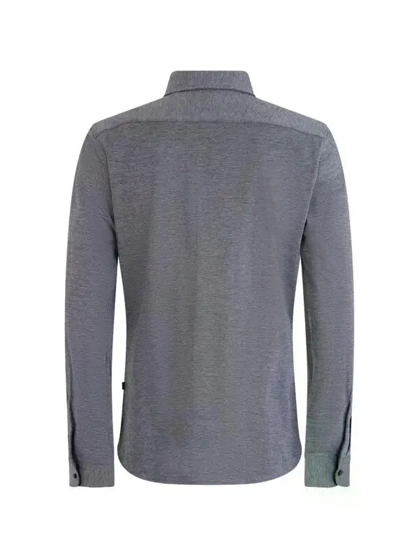 BOSS Logo-embroidered Long-sleeve Shirt