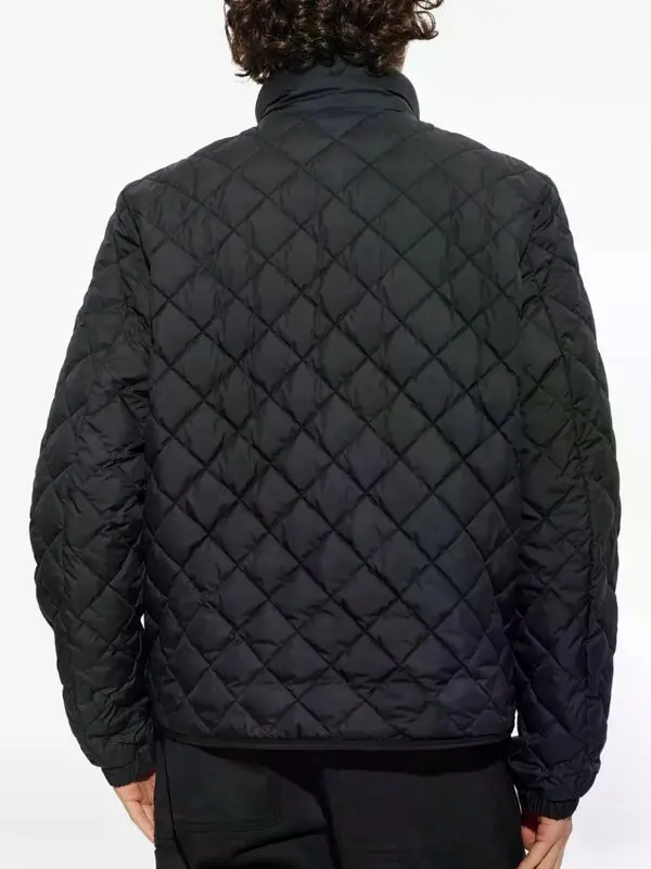 Moncler Delviane Reversible Diamond-quilted Down Jacket