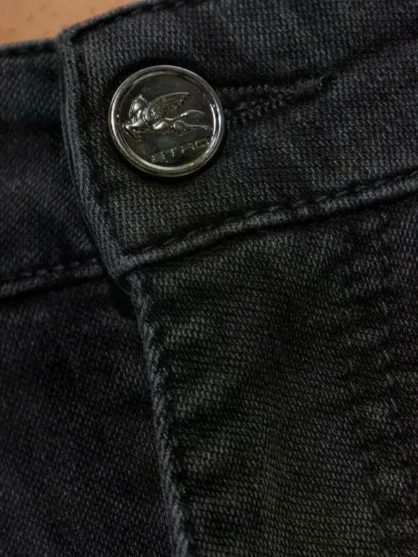 Etro Logo-embroidered Jeans