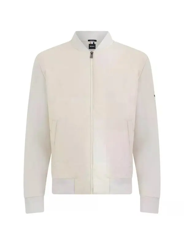BOSS Quilted Panel-sleeved Jacket