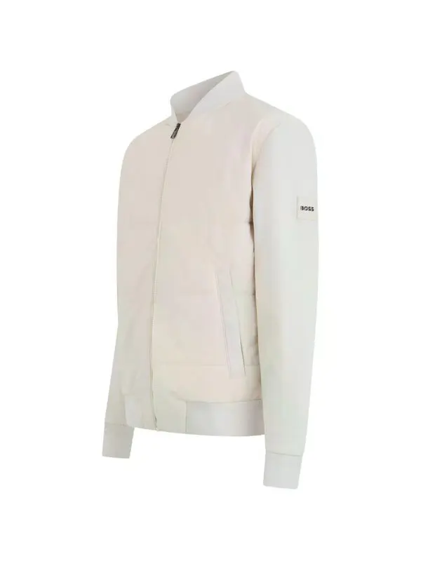 BOSS Quilted Panel-sleeved Jacket